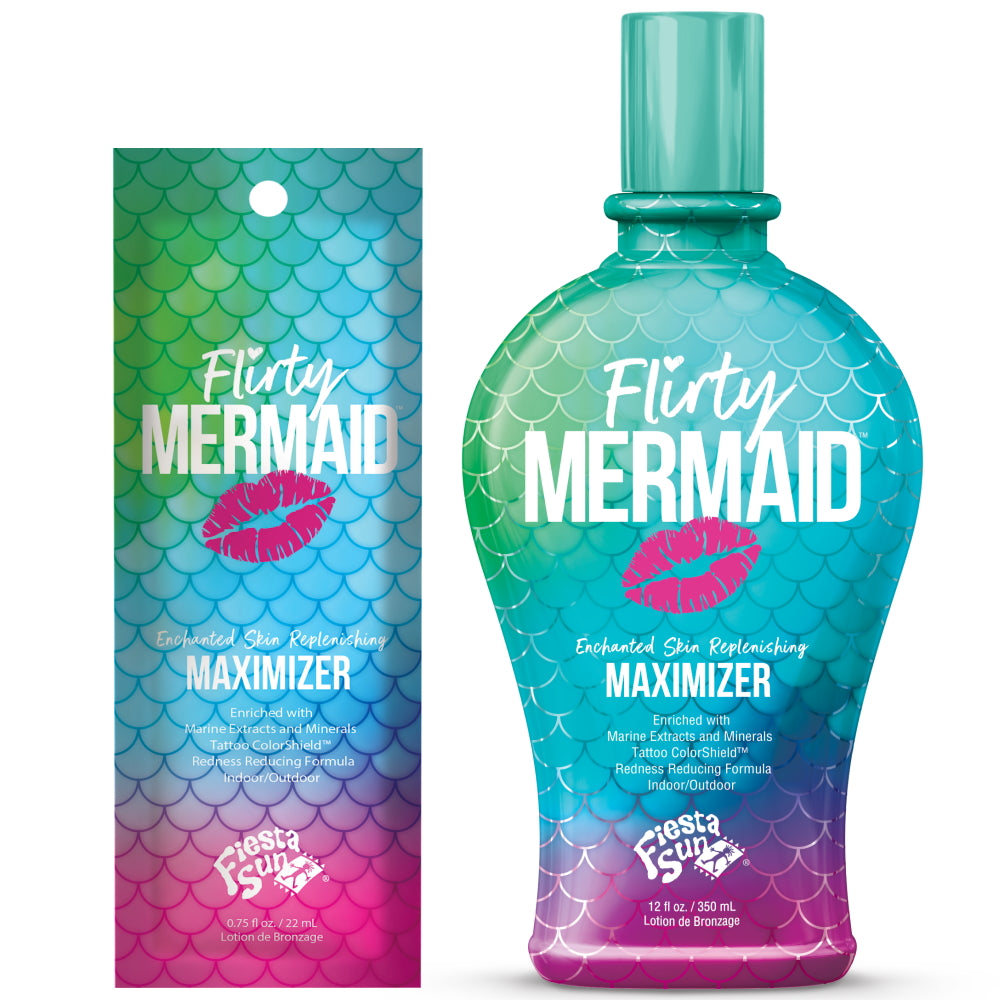 Fiesta Sun FLIRTY MERMAID Skin Replenishing Maximizer Tan Accelerator – Ultimate Hair and Beauty