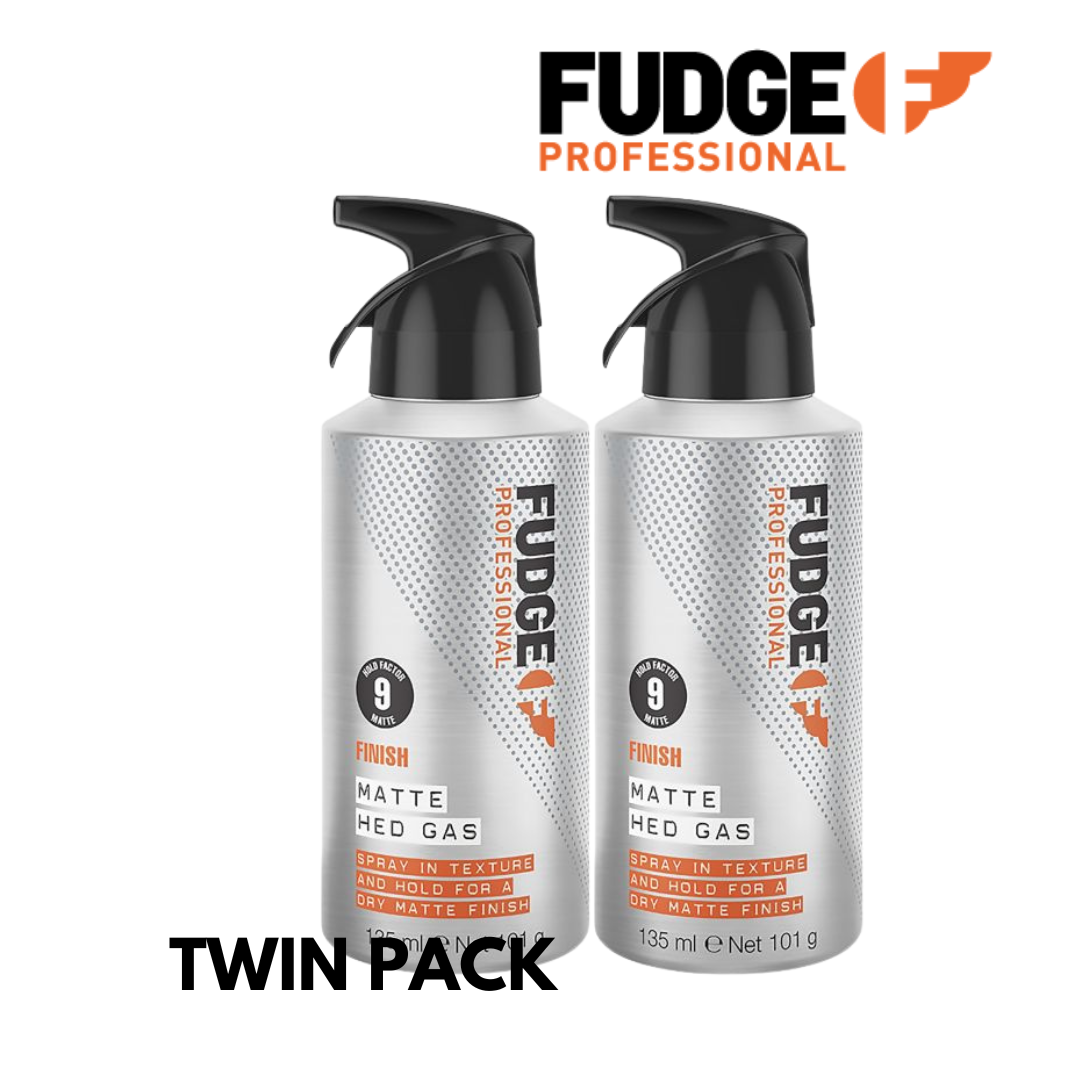 Fudge Professional Matte Hed Gas Twin Pack (2 x 100ml) - Value Bundle ...