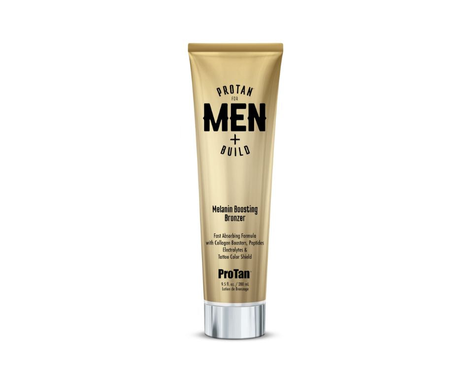 ProTan Men + Build Melanin Bronzer Bottle – Ultimate Hair and Beauty