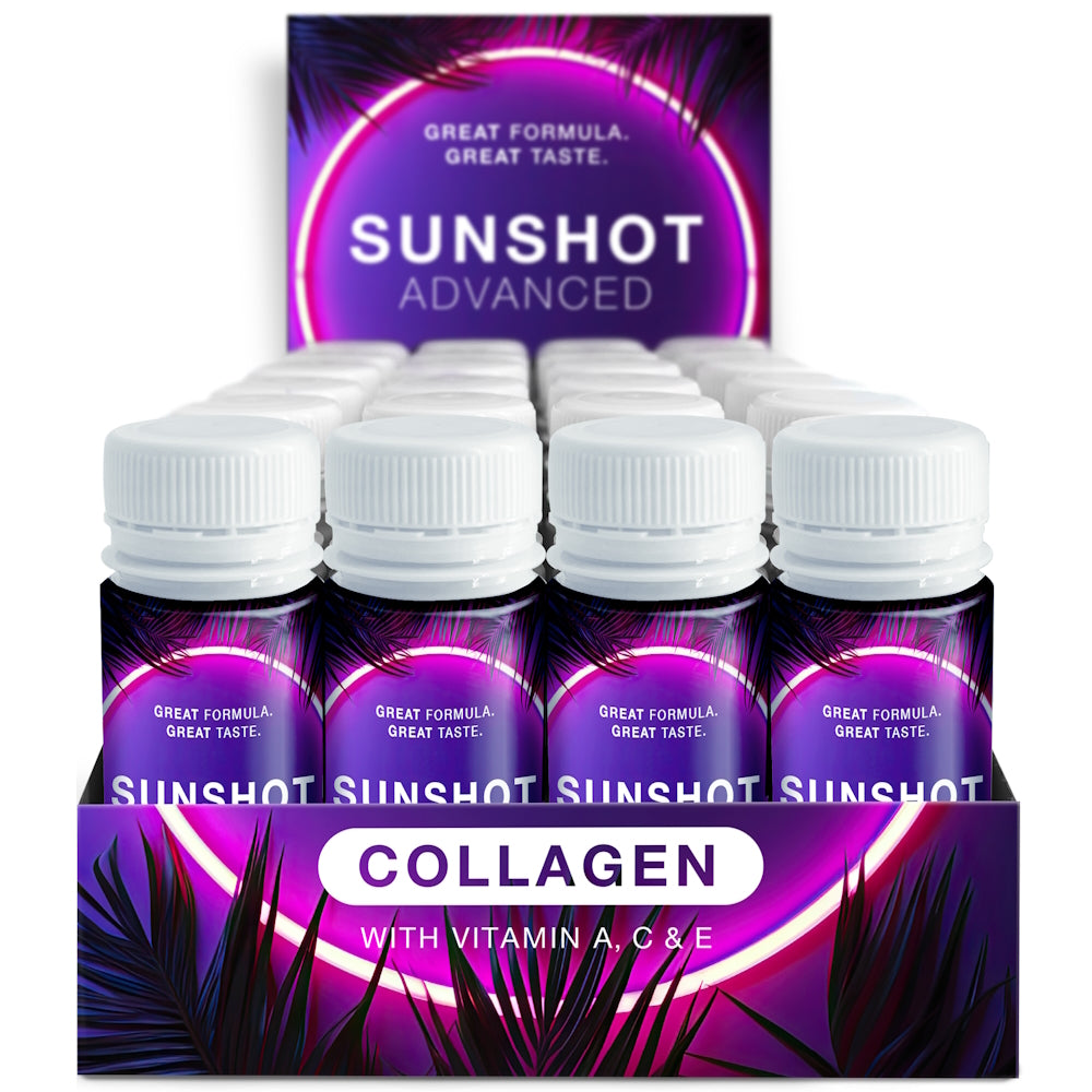 Sunshot Advanced Drink w/ Vitamins, Collagen and Beta Carotene Sun Sho ...