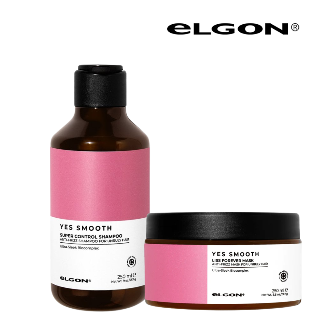 ELGON YES SMOOTH SHAMPOO & LISS FOREVER MASK 250ml Duo – Ultimate Hair ...